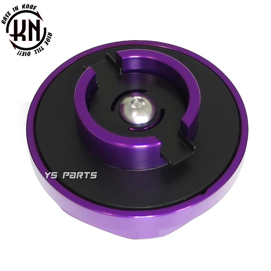 CNC KNアルミガソリンキャップ紫PCX125 JF28 JF56 JF81 JK05 PCX150 KF12 KF18 KF30 Dio110 ディオ110 JF31 JF58 JK03 ...