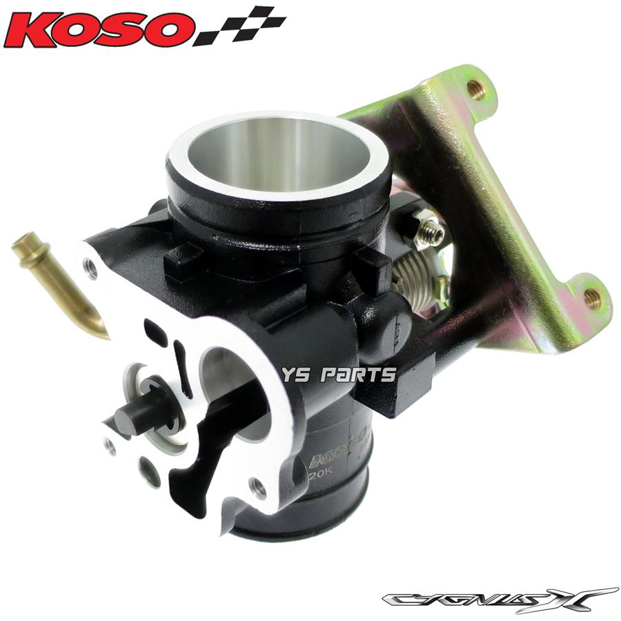 [正規品]KOSO新設計ビッグスロットルボディー/ビッグスロボ32mm BWSR/BW'SR/BWS R/BW'S R/ビーウィズR[2JS]BWS125/BW'S125[2型][125cc ...
