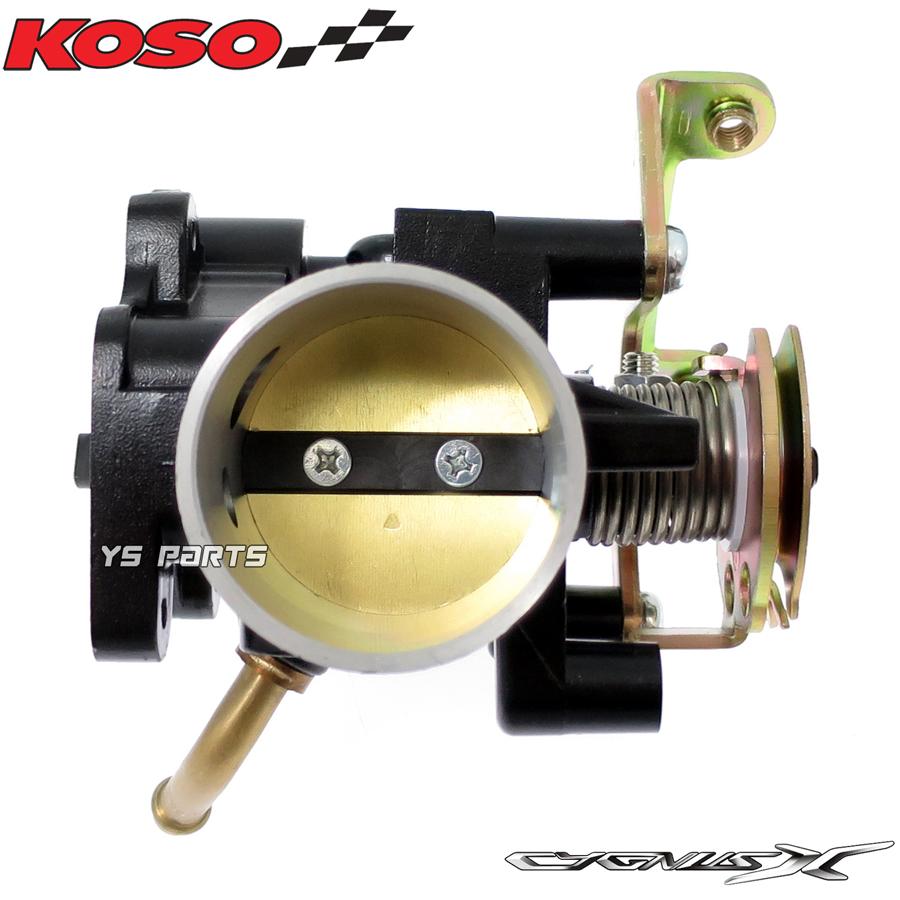 [正規品]KOSO新設計ビッグスロットルボディー/ビッグスロボ37mm BWSR/BW'SR/BWS R/BW'S R/ビーウィズR[2JS]BWS125/BW'S125[2型][155cc ...