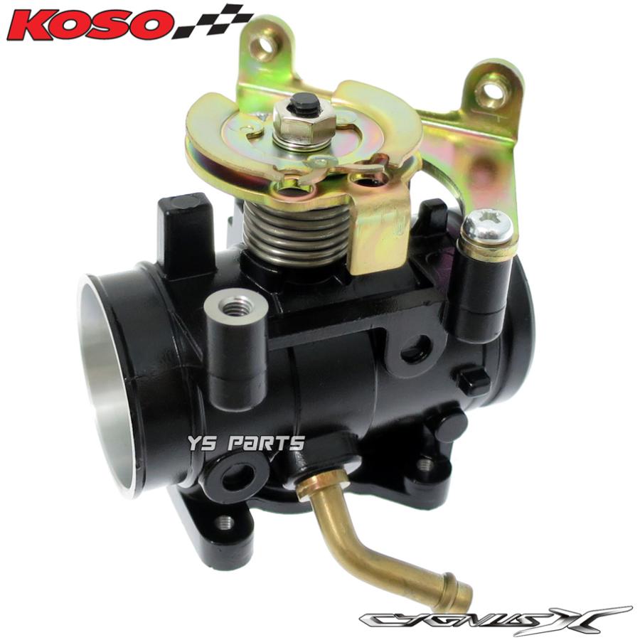 [正規品]KOSO新設計ビッグスロットルボディー/ビッグスロボ37mm BWSR/BW'SR/BWS R/BW'S R/ビーウィズR[2JS]BWS125/BW'S125[2型][155cc ...