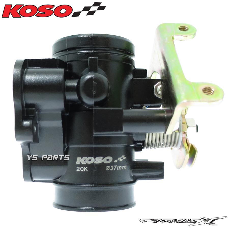 [正規品]KOSO新設計ビッグスロットルボディー/ビッグスロボ37mm BWSR/BW'SR/BWS R/BW'S R/ビーウィズR[2JS]BWS125/BW'S125[2型][155cc ...