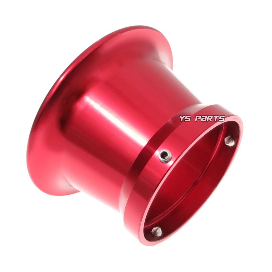 [アルミCNC]エアーファンネル50mm[ゴールド]PWKビッグキャブ用NSR50/NSR80/NS-1/NS50F/ジャイロキャノピー/ジャイロX/ジャイロアップ/リード90 : YS ...