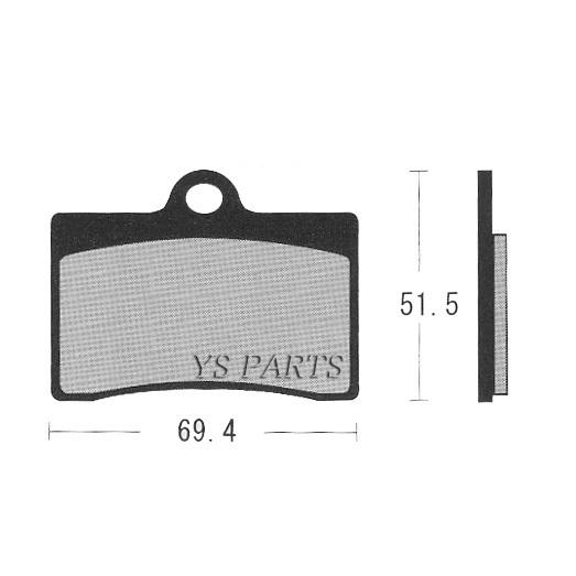 [新品即決]NCYブレーキパッドシム/ブレーキパットシム bremboキャリパー/ブレンボキャリパー40mmピッチ用【2キャリパー分セット】 :NCY-637D29B4-BP041W-1:YS ...