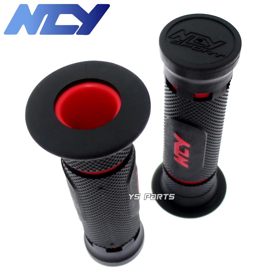 NCYデュアルグリップ黒/赤NSR50/NSR80/NS1/NS-1/NS50F/MBX50/NSF100/NAVI110/ナビ110/クロスカブ50[AA06]クロスカブ110[JA45 ...