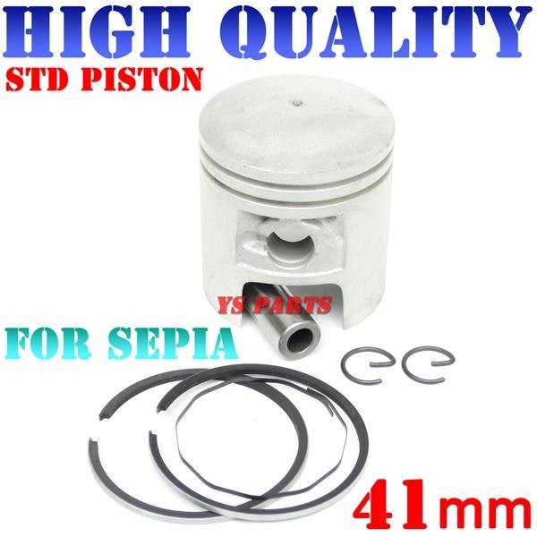 【高品質】STDピストンセット ジーツー/ZZ/CA1PB/ヴェルデ/CA1MA/CA1MB/2サイクルアドレス50/UG50【ピストンリング+ピストンピン+サークリップ付】 : YS ...