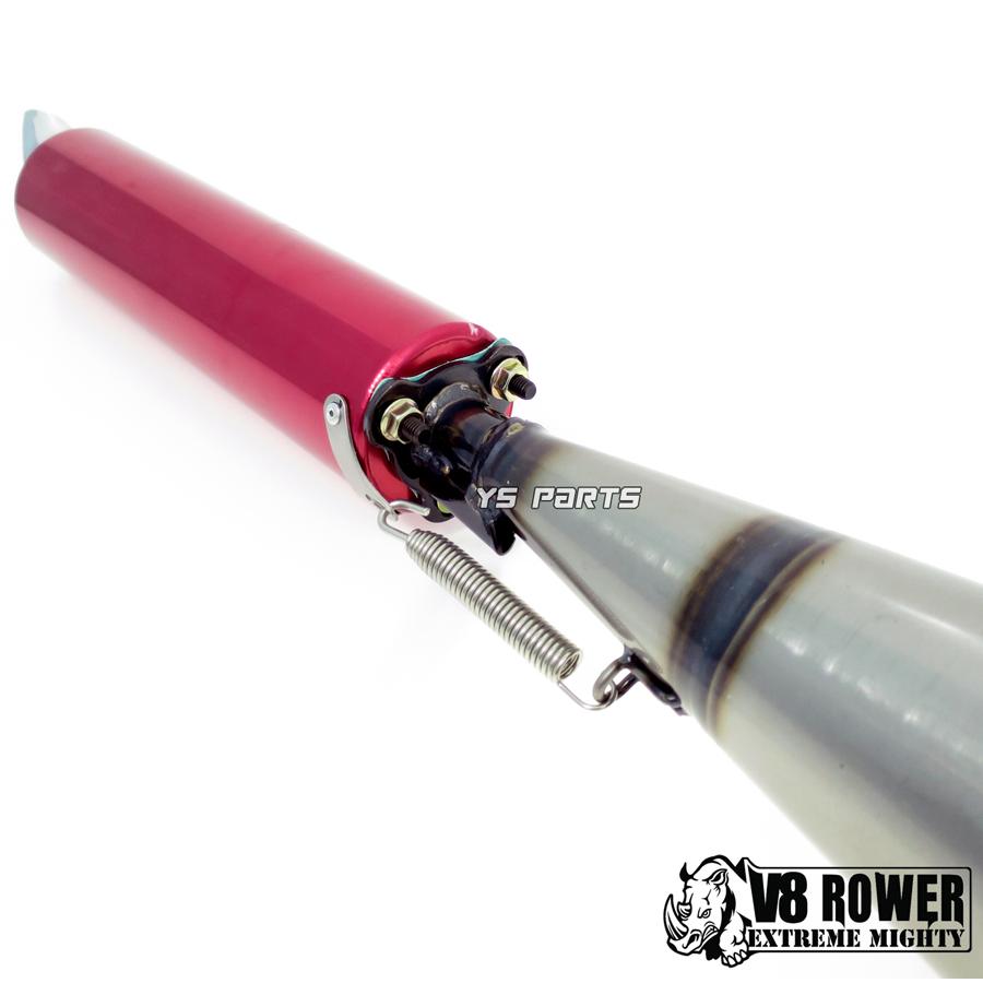 68cc〜ボアアップ対応 高品質V8ストレートチャンバー黒 ディオAF18 ディオAF25 スーパーディオSR スーパーディオZX AF27 AF28 Gダッシュ G' AF23 : YS ...