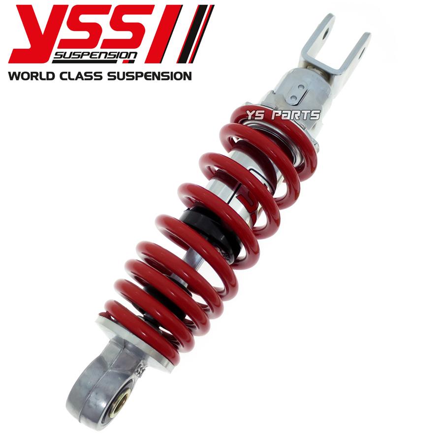 【ツインダンパー】YSSリアサス赤/メッキ230mm ジョグZR[SA13J]ジョグZ/ジョグEX[3YK]スーパージョグZR後期[3YK7/8/9/3YKA/3YKB]アクシス50[3VP ...