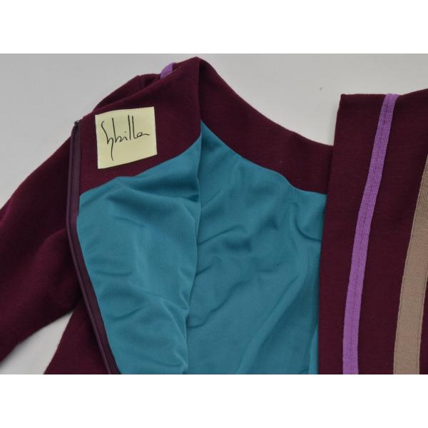 Sybilla シビラ ワンピース ボーダー ストライプ SSサイズ ワインレッド レディース e_u F-L7862 : TRIVANDRUM - 通販 - Yahoo!ショッピング