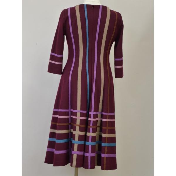 Sybilla シビラ ワンピース ボーダー ストライプ SSサイズ ワインレッド レディース e_u F-L7862 : TRIVANDRUM - 通販 - Yahoo!ショッピング