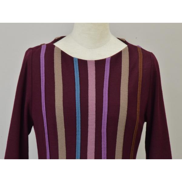 Sybilla シビラ ワンピース ボーダー ストライプ SSサイズ ワインレッド レディース e_u F-L7862 : TRIVANDRUM - 通販 - Yahoo!ショッピング