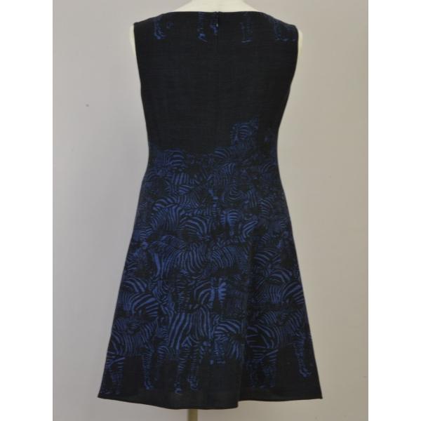 Sybilla シビラ ノースリーブ ワンピース シマウマ柄 Mサイズ ブルー×ブラック レディース e_u F-M13168 : TRIVANDRUM - 通販 - Yahoo!ショッピング