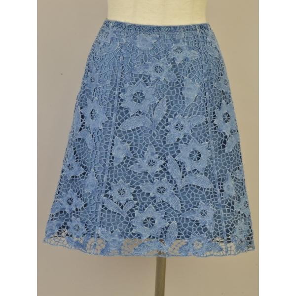 Sybilla シビラ スカート 花柄 レース Mサイズ ブルー レディース e_u F-M13174 : TRIVANDRUM - 通販 - Yahoo!ショッピング