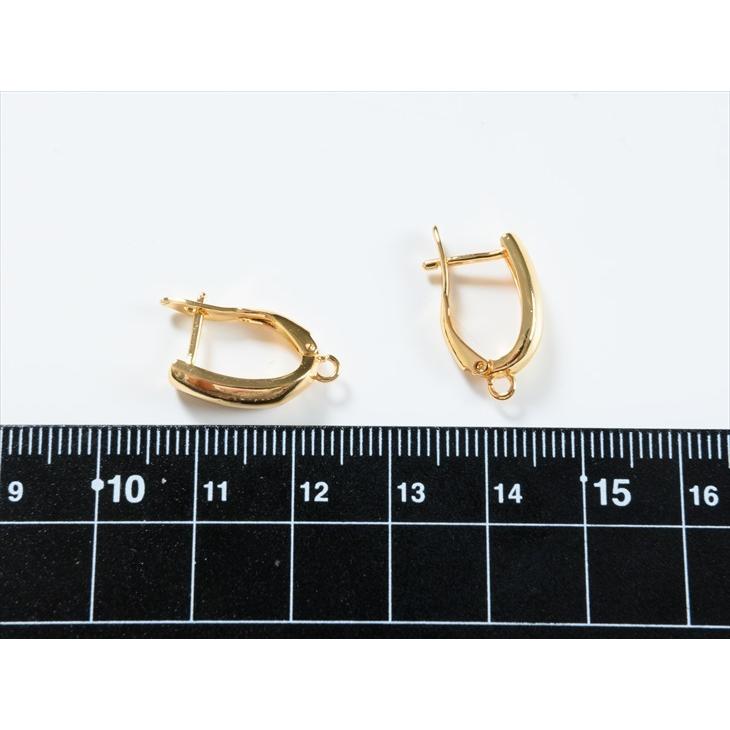 紗や工房 ピアスパーツ ニッケルフリー 変退色防止 金属アレルギー対応 2ペア デザイン フープピアス カン付 ゴールド 20.5mm アクセサリーパーツ : 紗や工房 Yahoo!店 ...