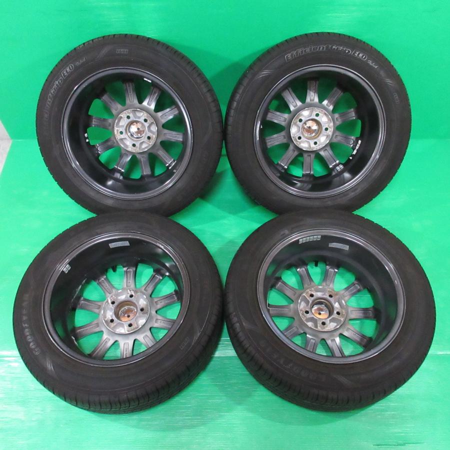 Efficient Grip シエンタ 185/60R15 2022年バリ山夏タイヤ 85%-90%山 GOODYEAR EfficientGripEco EG01 4本 5穴PCD100 ...