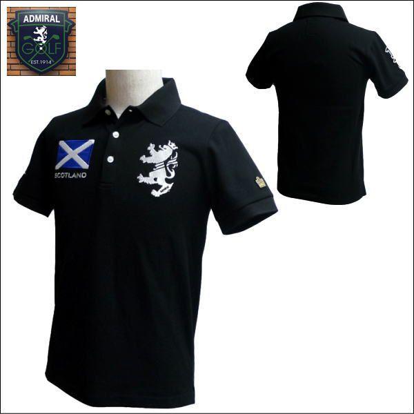 ADMIRAL GOLF(アドミラルゴルフ) 半袖ポロシャツ 国別フラッグポロシャツ ACMA209 :admiral-acma209:YSK ...