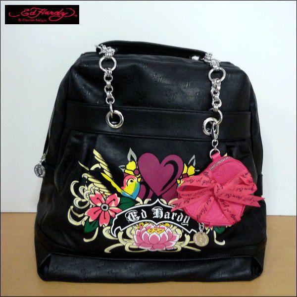 Ed Hardy(エドハーディー) ハンドバッグ REGINA 1PPU036HEA HEARTS＆FLOWERS : eh ...