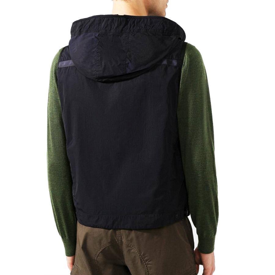 MONCLER（モンクレール） 送料無料 17 MONCLER 1A72160 53705 ネイビー TOUQUES ベスト ジレ size ...