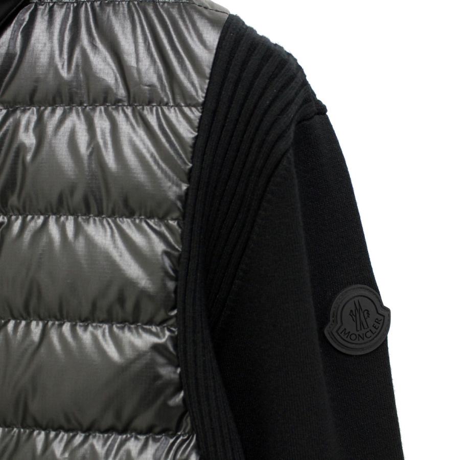 MONCLER 送料無料 14 モンクレール 9B00009 M1232 ブラック ブルゾン ダウン切替 size M : セレクトショップ ...