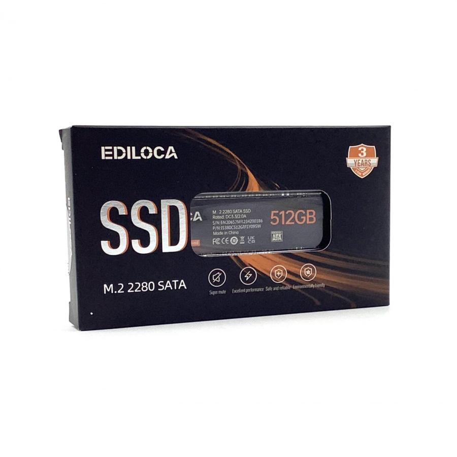 【全額返金保証】【最速発送】EDILOCA ストレージ EN206 M.2 SATA SSD 512GB X001280KBD 【新品未開封 ...