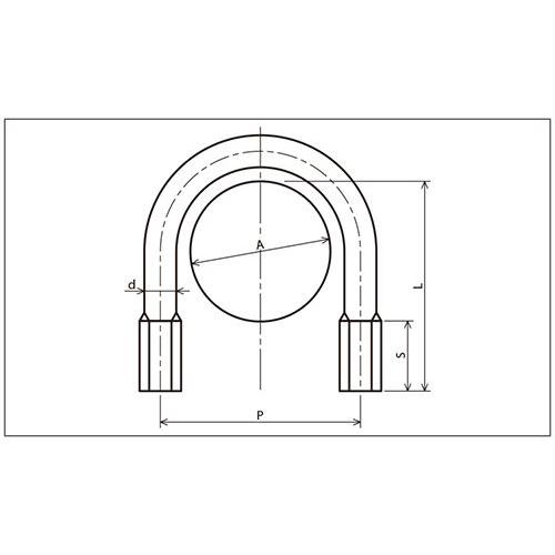 Uボルト ユニクロ M12X8” (200A) 【1本入】 八幡ねじ YAHATA : 4979874886835 : パーツEX - 通販 ...