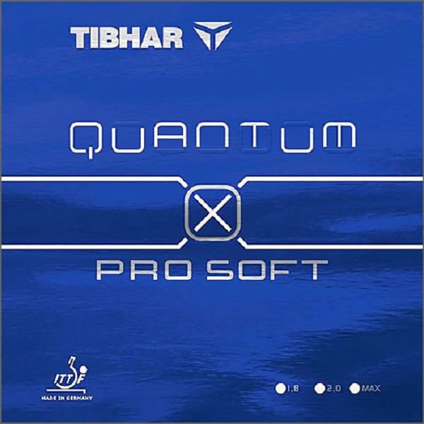 TIBHAR ティバー クァンタムX プロ ソフト QUANTUM X PRO SOFT カンタム 卓球ラケット用 裏ソフトラバー ...