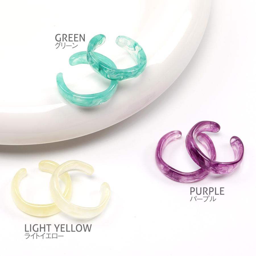 樹脂イヤーカフ 22×23mm 片耳用（1ヶ） : ビーズアンドパーツ - 通販 - Yahoo!ショッピング