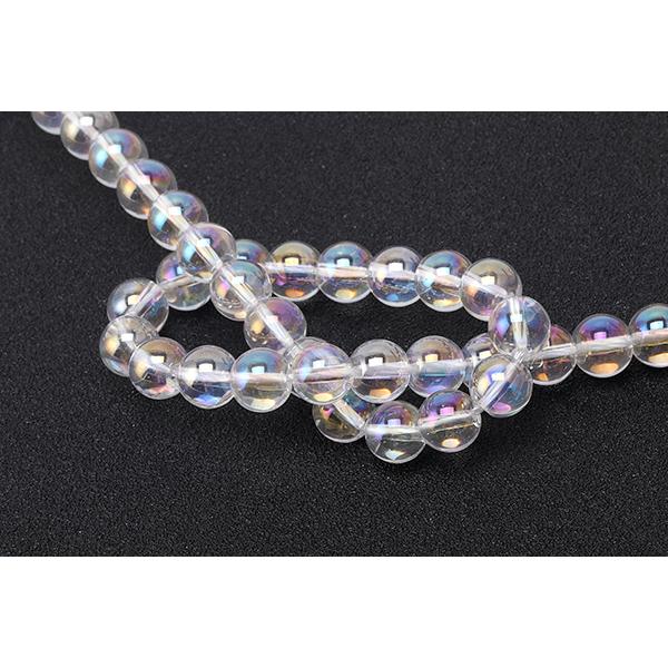 ガラスビーズ ガラスクリアビーズ 丸玉 8mm/10mm ABカラー : ビーズアンドパーツ - 通販 - Yahoo!ショッピング