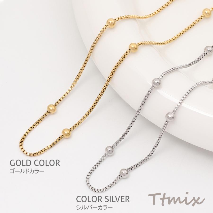 【即日可能】ステンレス製 ネックレスチェーン 長さ約42+6cm（1連） : ビーズアンドパーツ - 通販 - Yahoo!ショッピング