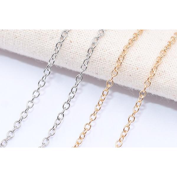 【即日可能】鉄製チェーン NO.1 小豆チェーン 1.5mm【1m】 : ビーズアンドパーツ - 通販 - Yahoo!ショッピング