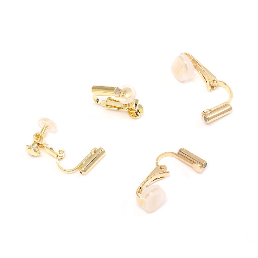 色褪せにくい14KGPゴールドメッキ イヤリングコンバーター シリコンカバー付き :M11448:ビーズアンドパーツ - 通販 - Yahoo!ショッピング