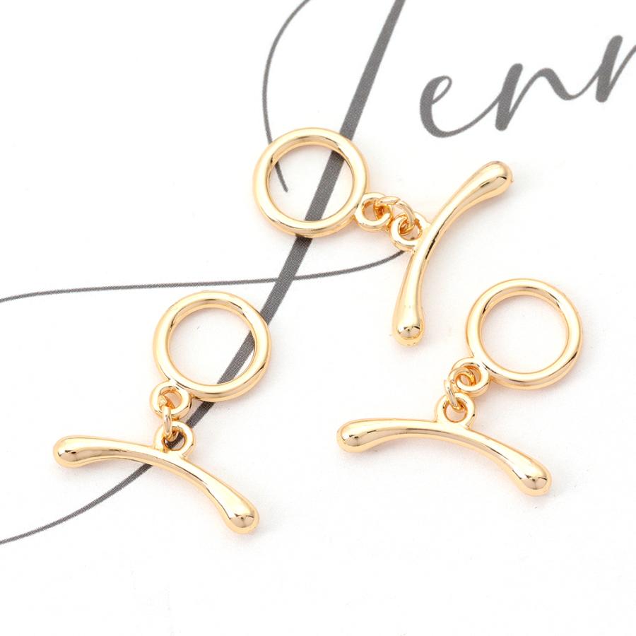 色褪せにくい14KGPゴールドメッキ マンテル ラウンド 円形 丸型 ゴールド 10mm（1セット） : ビーズアンドパーツ - 通販 - Yahoo!ショッピング