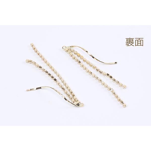 高品質チェーンチャーム ラインストーン付き カン付き 67mm ゴールド（2ヶ） : m8298 : ビーズアンドパーツ - 通販 ...