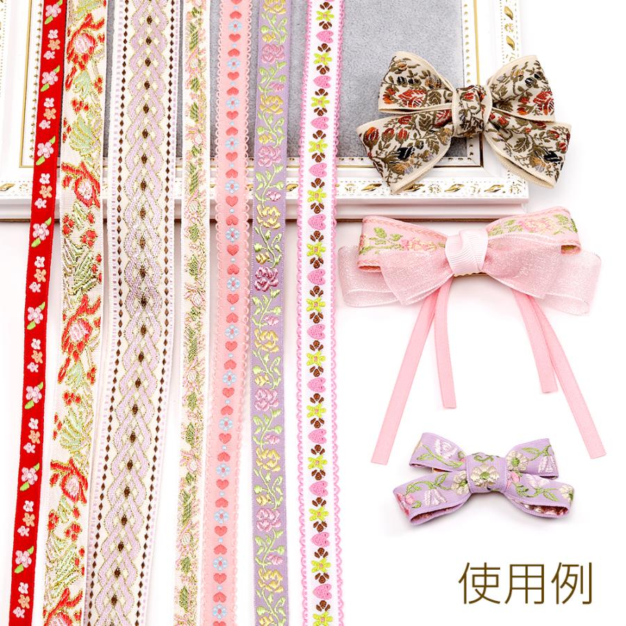 チロリアンテープ ポリエステルリボン テープリボン 服飾資材 ラッピングリボン 手作りヘアリボン 幅約1.3cm（5m） : ビーズアンドパーツ - 通販 - Yahoo!ショッピング