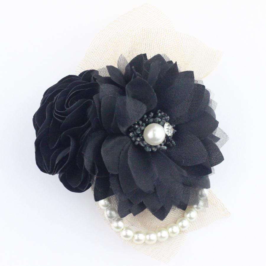【定形外郵便OK290円】 コサージュ/ダブルお花 パールチェーン チュール c82☆白/サーモンピンク/黒 フォーマル 卒業式 入学式 : 優美 accessory - 通販 - Yahoo ...