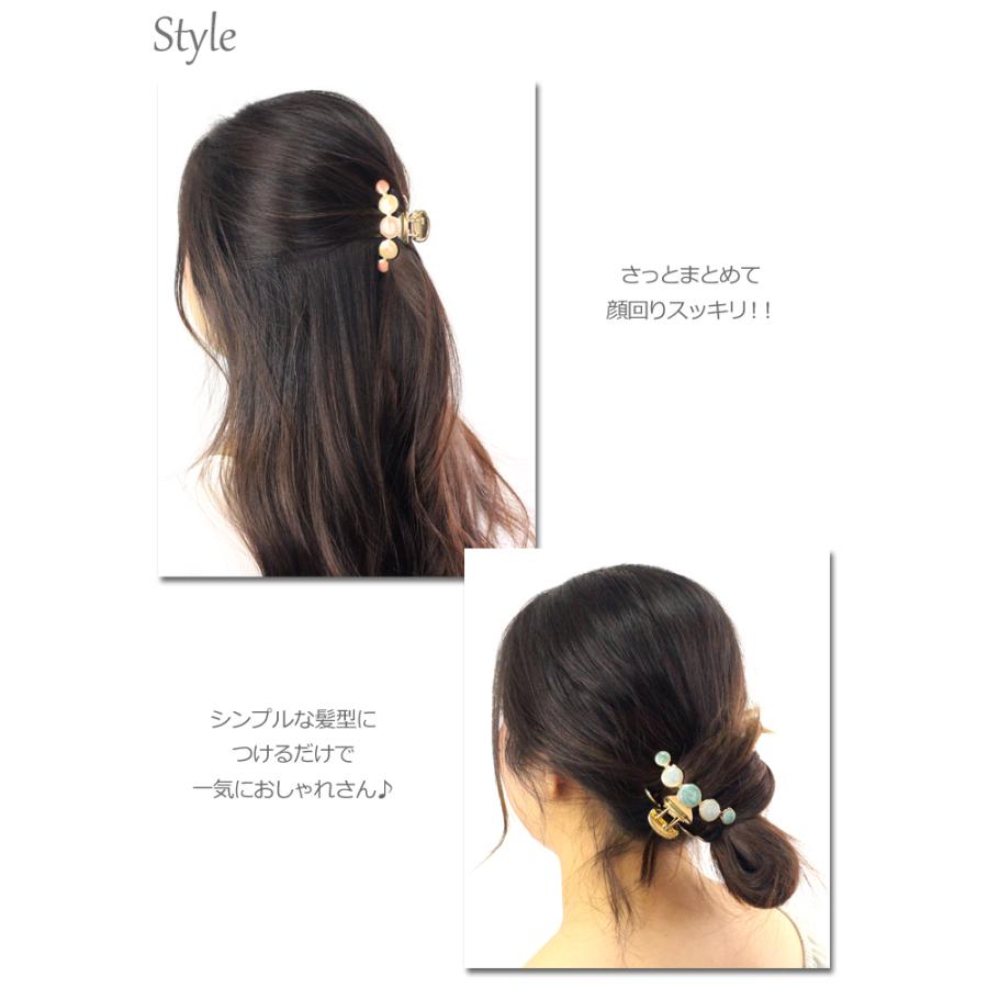 【定形外郵便OK290円】ヘアクリップ/マーブル柄エナメルxメタル ポップ バンスクリップ k236☆サーモンピンク : 優美 accessory - 通販 - Yahoo!ショッピング