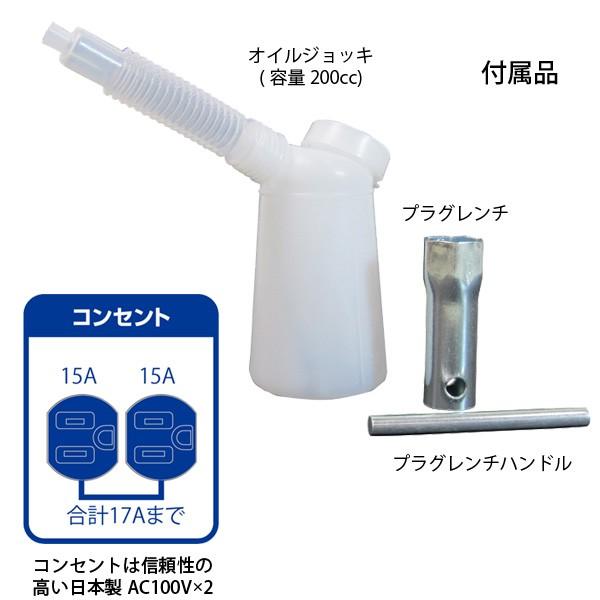 パワーテック インバーター 発電機 PG1700i 1.7kVA (1700W) ガソリンエンジン 小型 家庭用 50Hz 60Hz 対応 正弦波 POWERTECH 代引不可 : ユアサe ...