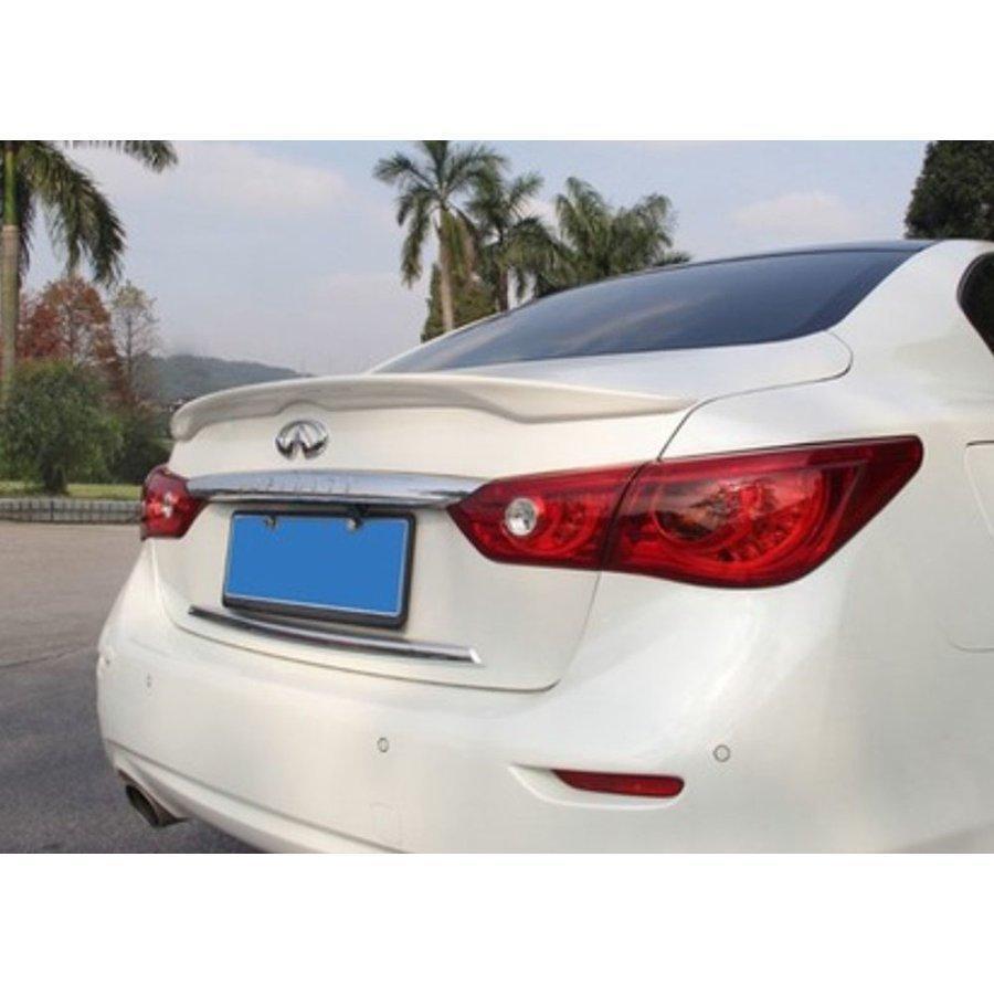 スカイライン V37 INFINITI Q50 リアスポイラー 塗装品 トランクスポイラーABS 各純正色付 2014-2018 OE : ユウタショップ - 通販 - Yahoo!ショッピング
