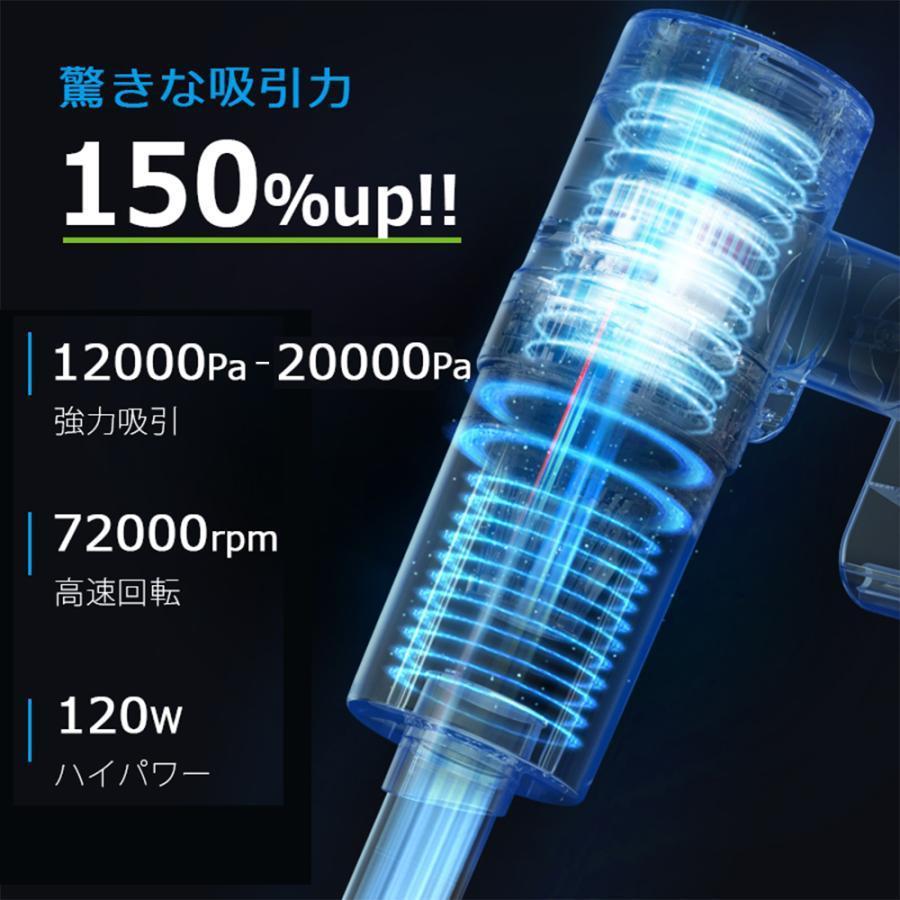 掃除機 コードレス 充電式 サイクロン式 20000pa 強力吸引 軽量 0.6kg 静音 小型 スティック型 ハンディ ハンディー クリーナー おすすめ コンパクト 省エネ : ユウタ ...
