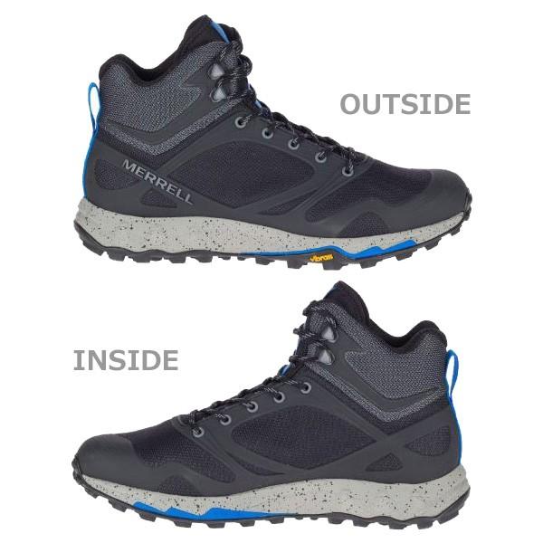 MERRELL（メレル） オルタライト ニット カラー：ブラック ALTALIGHT KNIT MID BLACK アウトドアシューズ 靴 ...