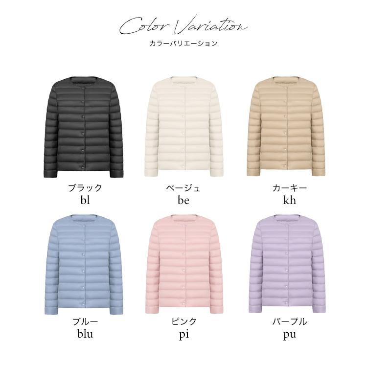 ダウンジャケット レディース ライトダウン ダウンコート 軽量 丸首 インナーダウンジャケット 軽量ダウン 防寒着 長袖 ナイロン ウルトラライト 無地 薄手 : yuhin - 通販 ...