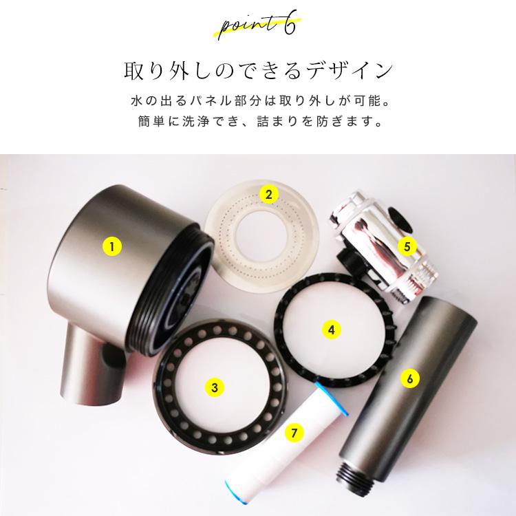 【3日以内発送】シャワーヘッド 脱塩素効果 節水効果 マッサージ効果 ミスト マイクロナノバブル 節水 シャワー スパレベル 多機能 3段階 ...