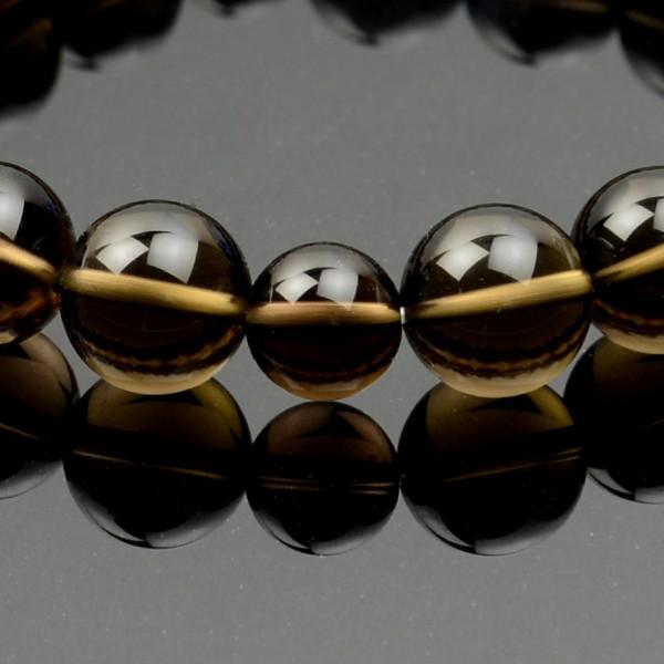 数珠ブレスレット・腕輪念珠 茶水晶共仕立 12mm珠(内径約18cm) : f9587 : 結納屋さん - 通販 - Yahoo!ショッピング