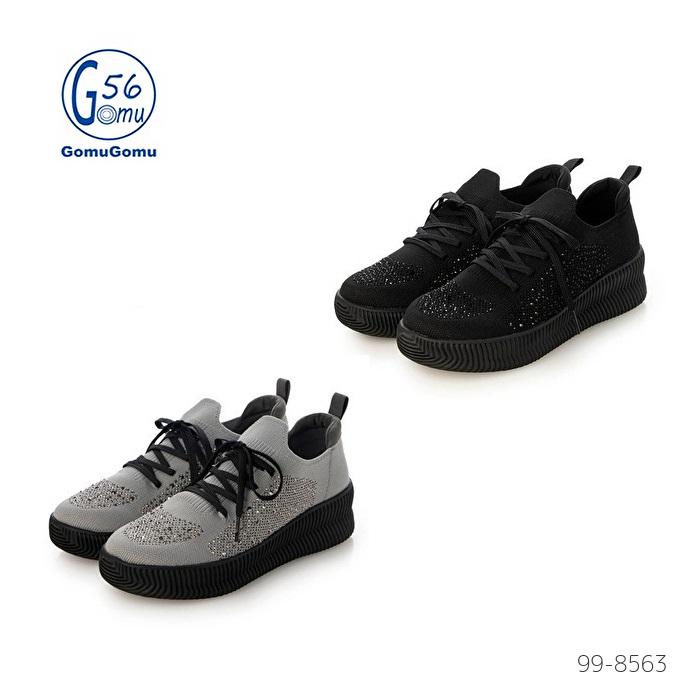 Gomu 56 ゴムゴム Gomu56 8563 99-8563 厚底 軽量 キラキラ ニットスニーカー 3E : 結い輪堂 - 通販 - Yahoo!ショッピング