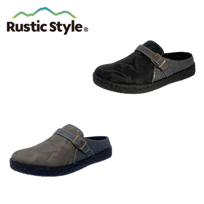 RusticStyle ラスティックスタイル 2212 メンズ サンダル クロッグサンダル 靴 : 結い輪堂 - 通販 - Yahoo!ショッピング