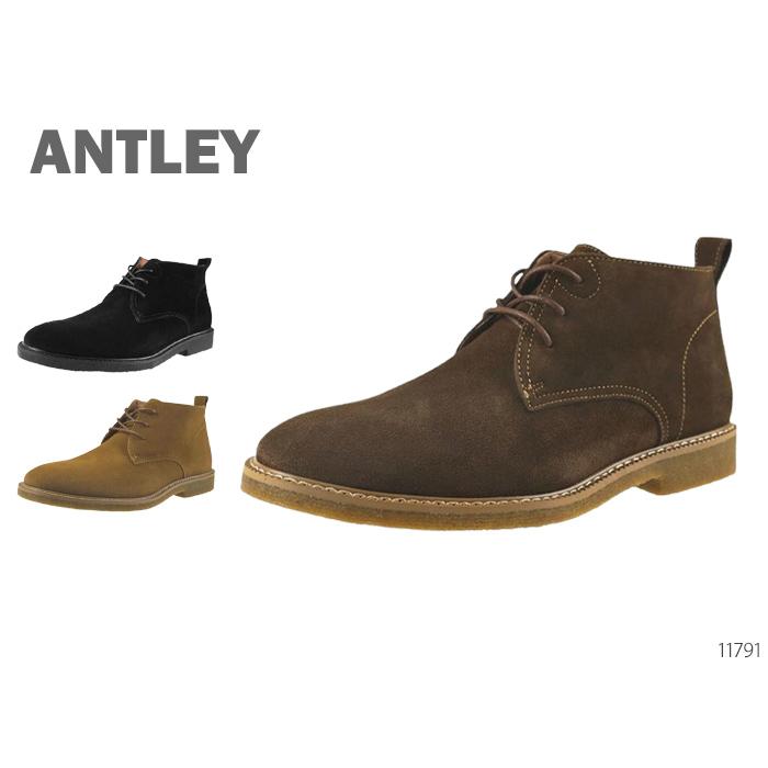 ANTLEY アントレー 11791 メンズ 本革 スエード チャッカブーツ カジュアル ブーツ レースアップ : 結い輪堂 - 通販 ...