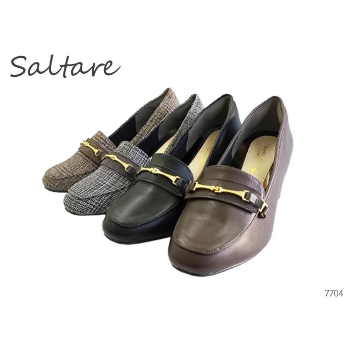 Saltare サルターレ 2way スクエアトゥ チャンキーヒール 7704 ビットローファー レディース フォーマル パンプス 合成皮革 : 結い輪堂 - 通販 - Yahoo!ショッピング