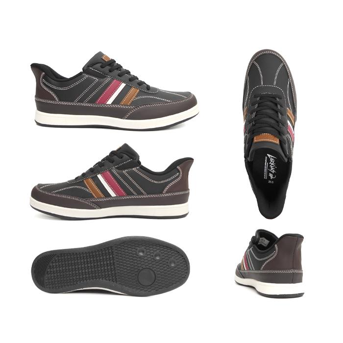 LARKINS L-689 ラーキンス スニーカー メンズ 靴 スリッポン 歩きやすい 疲れない ハンズフリー 手を使わずに履ける 1秒で履ける : 結い輪堂 - 通販 - Yahoo!ショッピング