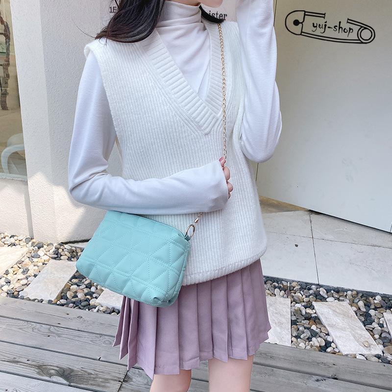 ショルダーバッグ キルティング レディース 鞄 かばん カバン 無地 肩掛け 斜め掛け 三角柄 トライアングル おしゃれ かわいい ファスナー シンプ : bm-1229-csbag272 ...