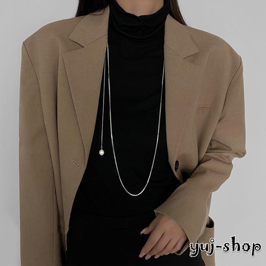 ロングネックレス スネークチェーン 韓国 : bm-204-msp60 : Yuj Shop - 通販 - Yahoo!ショッピング