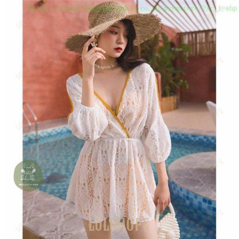 水着 レディース ビーチウェア セパレート ぽっちゃり 女性用 温泉 3点セット : Yuj Shop - 通販 - Yahoo!ショッピング